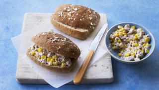 Tuna and sweetcorn sandwich recipe - BBC Food