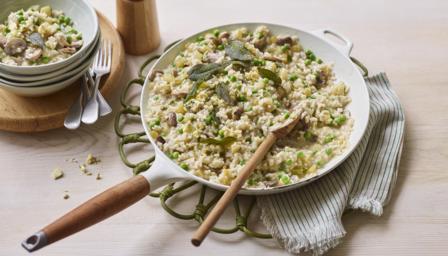 Celery, blue cheese and sage risotto recipe - BBC Food