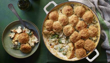 Chicken and leek suet pudding recipe - BBC Food