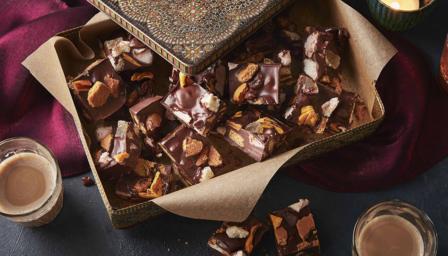 Dark mango and ginger rocky road recipe - BBC Food