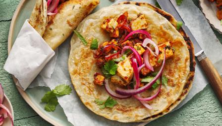 Crispy cod wraps recipe - BBC Food