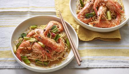 Zesty chilli tiger prawns recipe - BBC Food