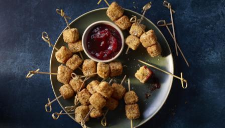 Christmas Stilton and sage canapés recipe - BBC Food