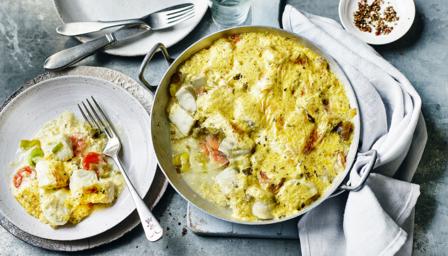 Cod with Mediterranean vegetables recipe - BBC Food