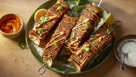 Wrap kebabs recipe - BBC Food