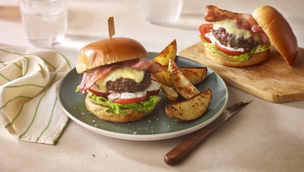 The Hairy Bikers' classic beef burger recipe - BBC Food