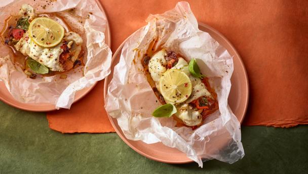 Sourdough cod cheeks with spicy pea salsa recipe - BBC Food