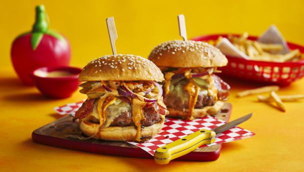 Black and blue burger recipe - BBC Food