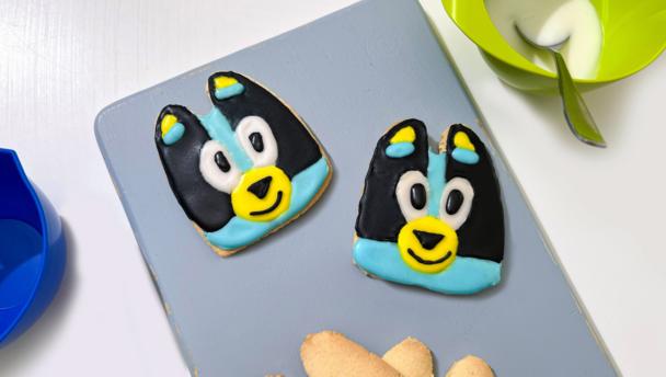 Bluey biscuits (gluten-free) recipe - BBC Food