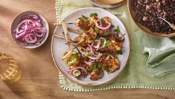 Boozy baked chicken with peppers recipe - BBC Food
