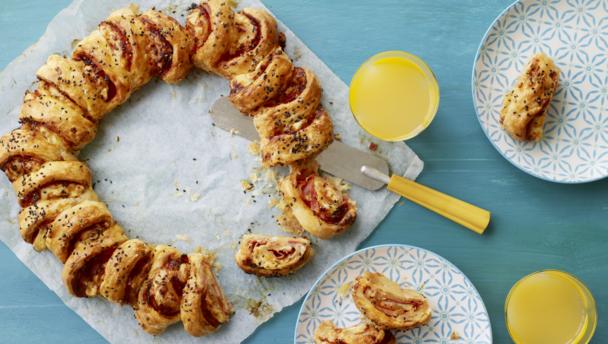 Ham and cheese crown recipe - BBC Food