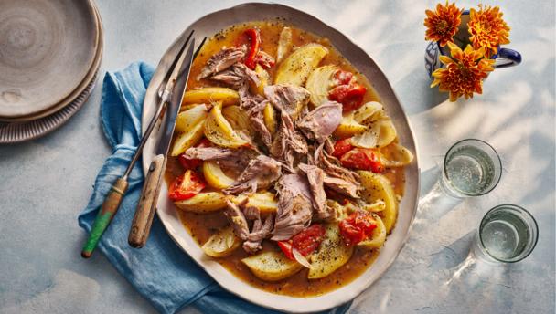 Tava lamb with avocado and radish salad recipe - BBC Food