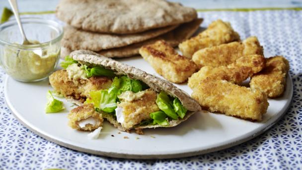 Homemade fish finger sandwich recipe - BBC Food