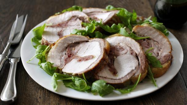 Pork loin with Parma ham and oregano recipe - BBC Food