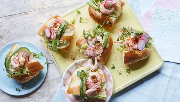 Blinis with three toppings recipe - BBC Food