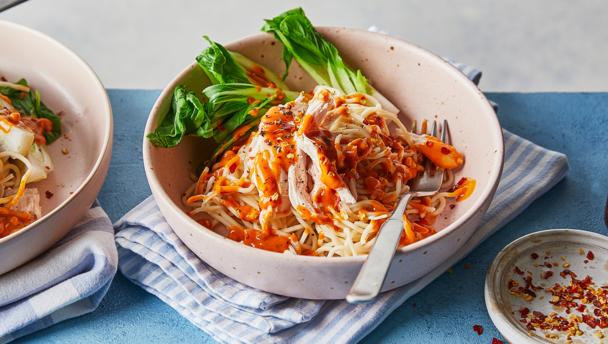 Quick peanut and chilli noodles recipe - BBC Food
