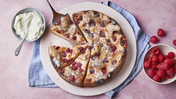 Raspberry ricotta cake recipe - BBC Food