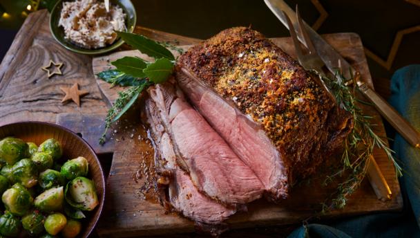 Roast rump cap with spiced butter and potatoes recipe - BBC Food