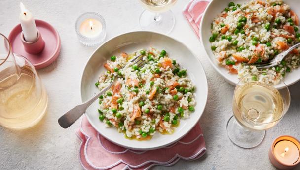 Easy chicken and pea risotto recipe - BBC Food