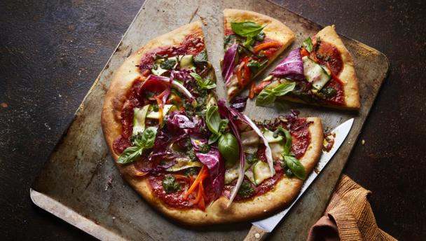 Vegetable pizza recipe - BBC Food