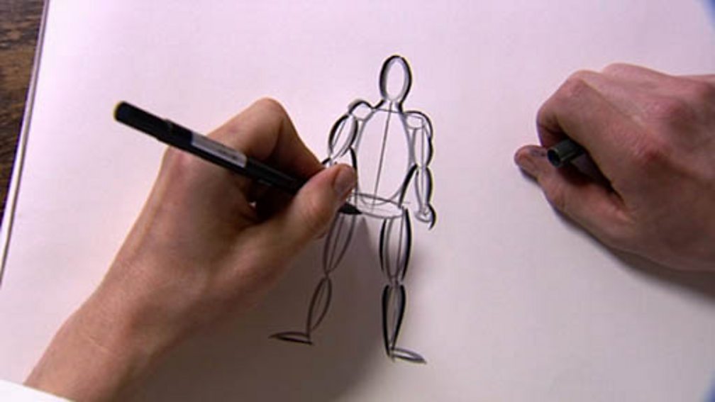 BBC Two - Bitesize Primary, Art and Design 1, Drawing, Simple figure ...