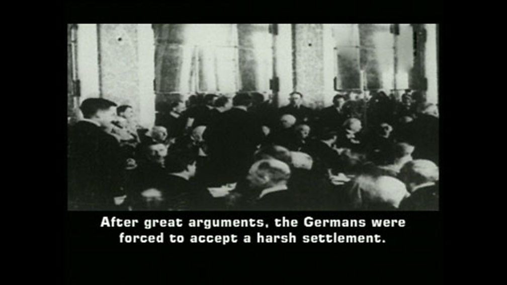 BBC Two - Bitesize: History, The Treaty of Versailles, 1919 (subtitled)