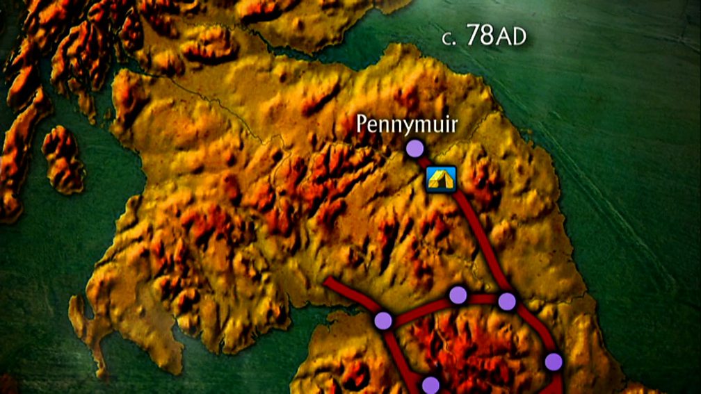 BBC Two - Scotland: Rome's Final Frontier, Inchtuthil - animation