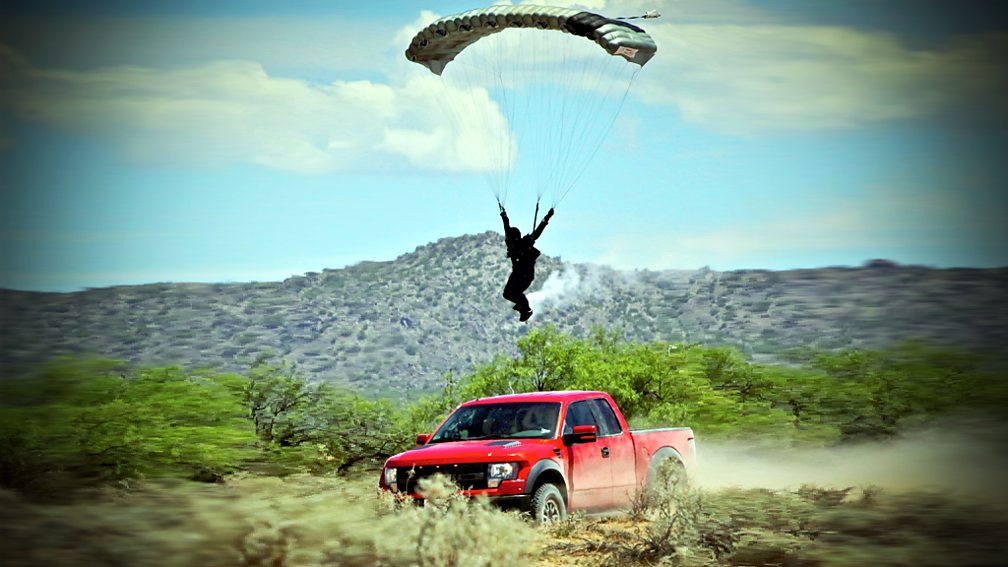 BBC Three - Top Gear USA, Series 1, Episode 4, F150 Raptor Vs HALO Jumper