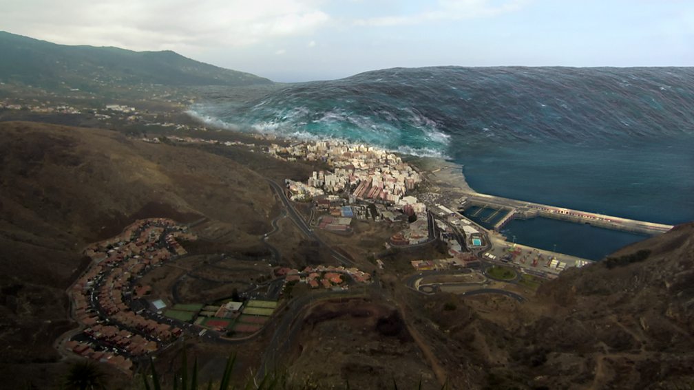 BBC Two - Could We Survive a Mega-Tsunami?, The path of an Atlantic ...
