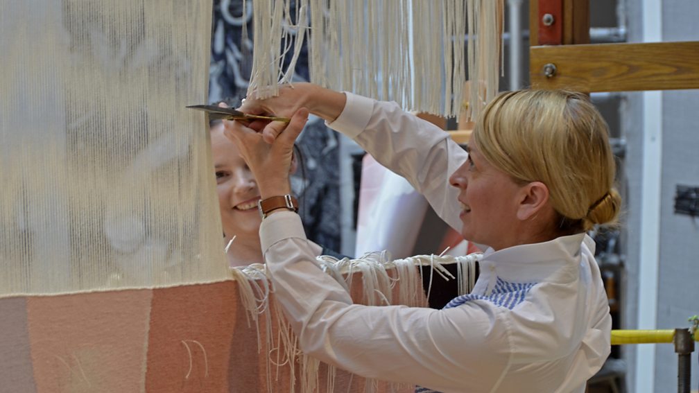 BBC Arts - BBC Arts - Alison Watt's giant tapestry for Scottish Opera
