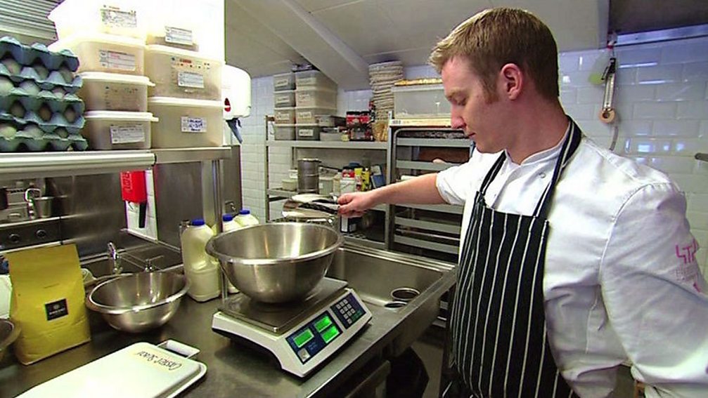 BBC - Skillswise clips, Kieren's story- using maths as an Apprentice Chef