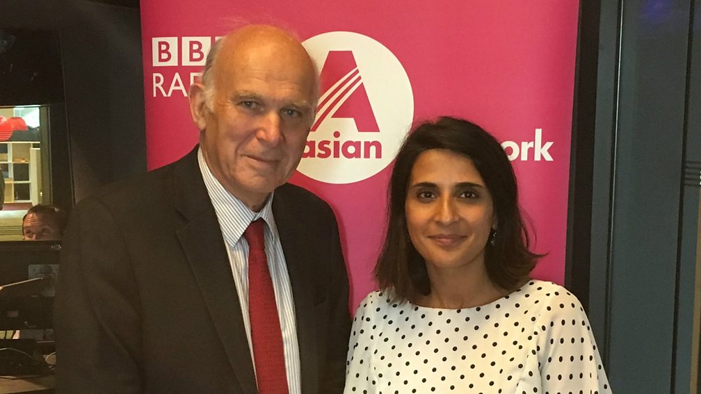 BBC Asian Network - BBC Asian Network's Big Debate, Nomia Iqbal, Liberal Democrat leader Vince Cable