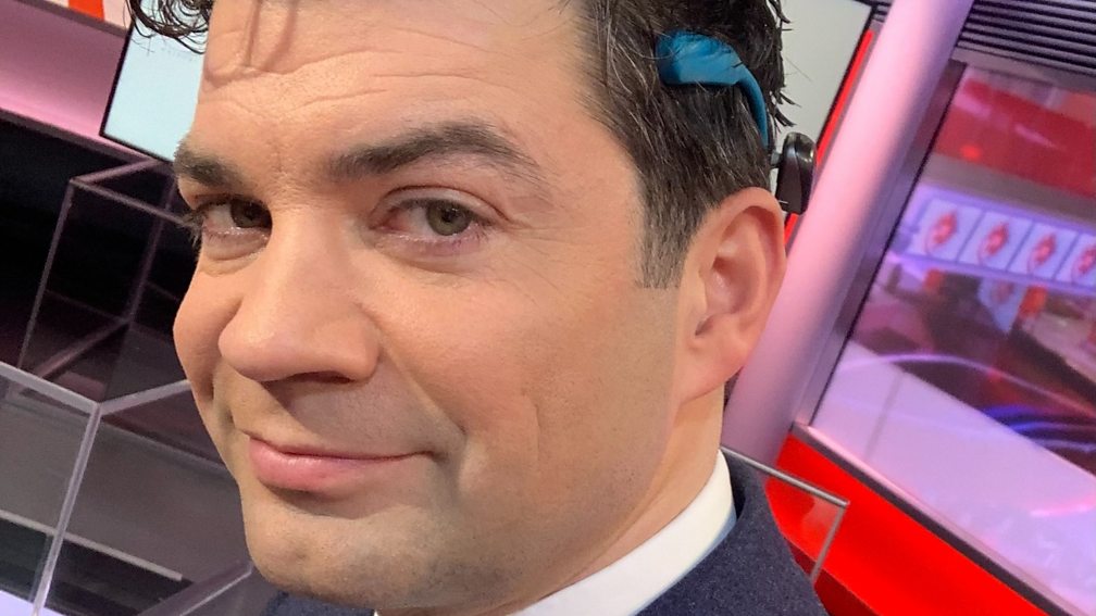 BBC CWR - Vic Minett, 09/02/2022, BBC news presenter Lewis Vaughan ...