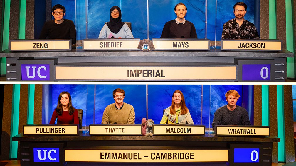 BBC Two - University Challenge - Available now
