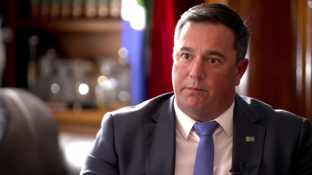 BBC News - HARDtalk, John Steenhuisen - Leader of the Democratic Alliance (South Africa), South ...