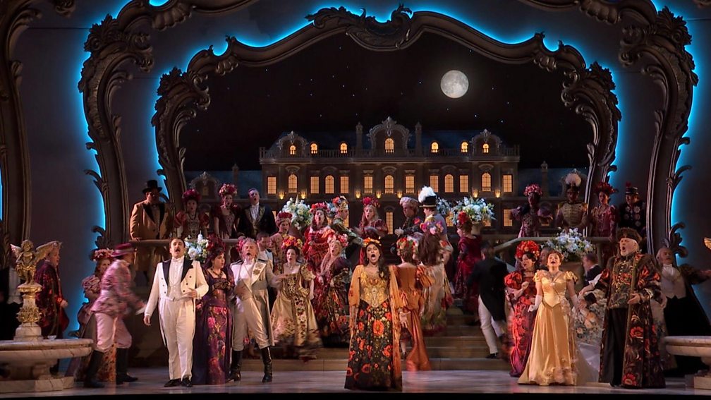 BBC Four - The Merry Widow from Glyndebourne, The arrival of Madam Glawari