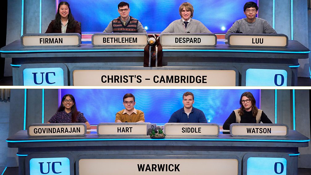 BBC Two - University Challenge, 2024/25 - Episode guide