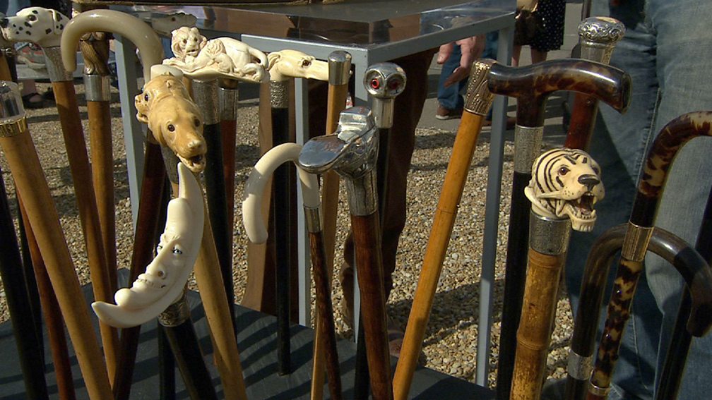 BBC One - Antiques Roadshow - Walking stick collection