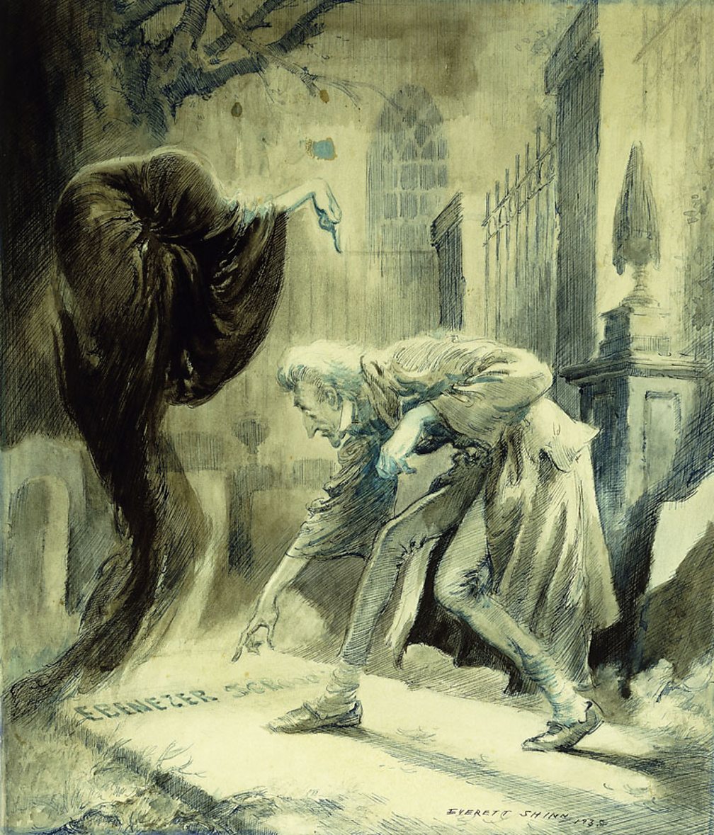 The Ghost of Christmas Yet to Come in A Christmas Carol - Characters ...