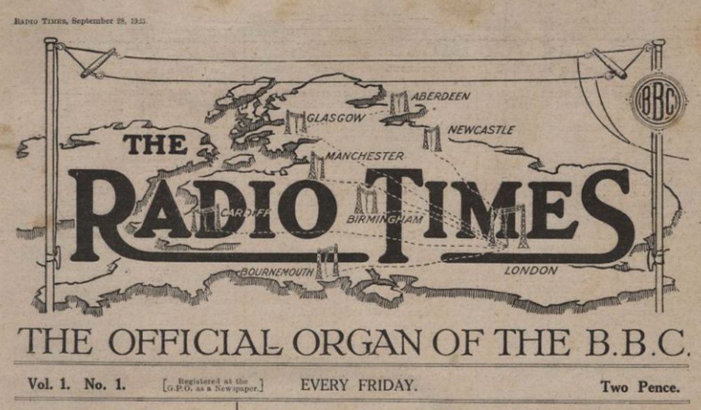 BBC Blogs - BBC Genome Blog - Radio Times from the 1920s - the actual pages