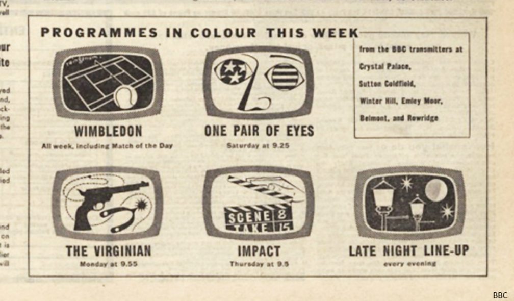 BBC Blogs - BBC Genome Blog - Colour Television: 50 Years On