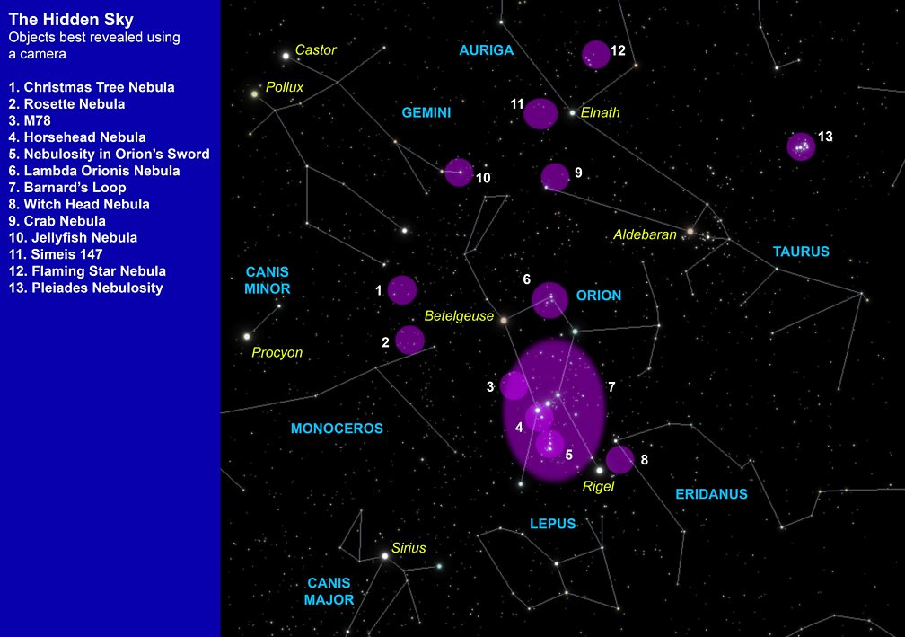 BBC Four - The Sky at Night - Hidden Sky - Night sky objects that are ...