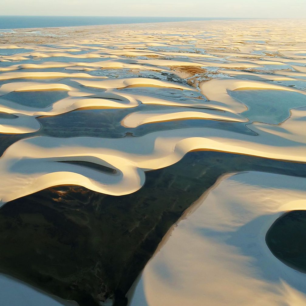 BBC One - Earth from Space - Sand dune lagoons