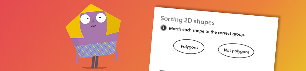 Sort 2D and 3D shapes - Year 3 - P4 - Maths - Home Learning with BBC ...