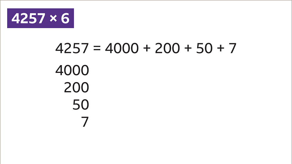 How To Multiply Using The Partition Method KS3 Maths BBC Bitesize