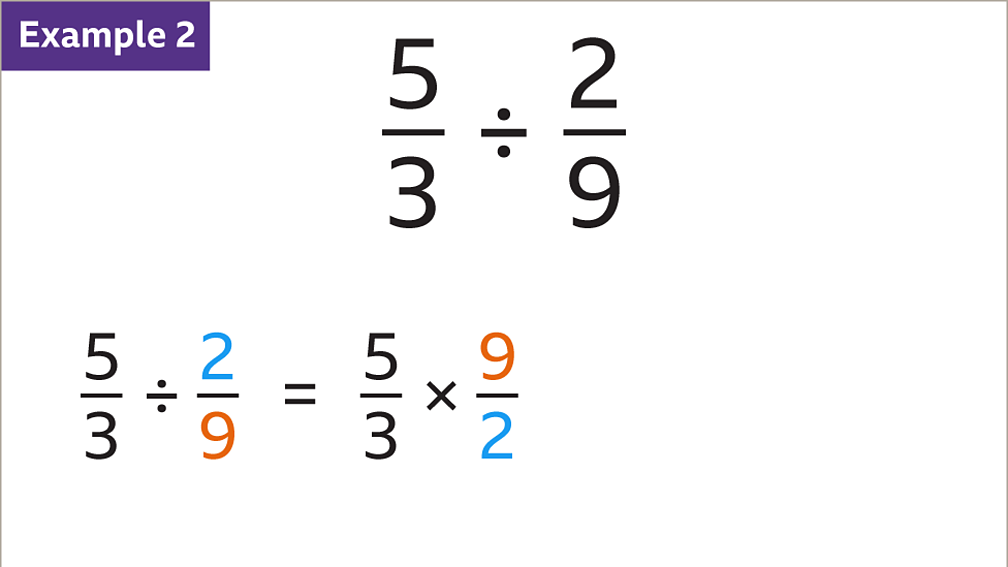 How To Divide Fractions KS3 Maths BBC Bitesize BBC Bitesize