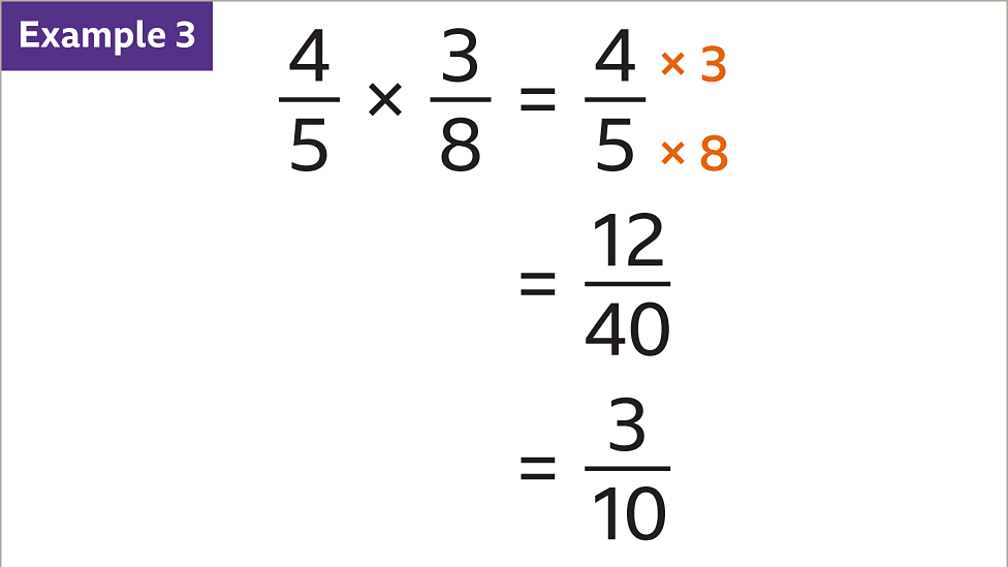 Learn How To Multiply Fractions KS3 Maths BBC Bitesize BBC Bitesize