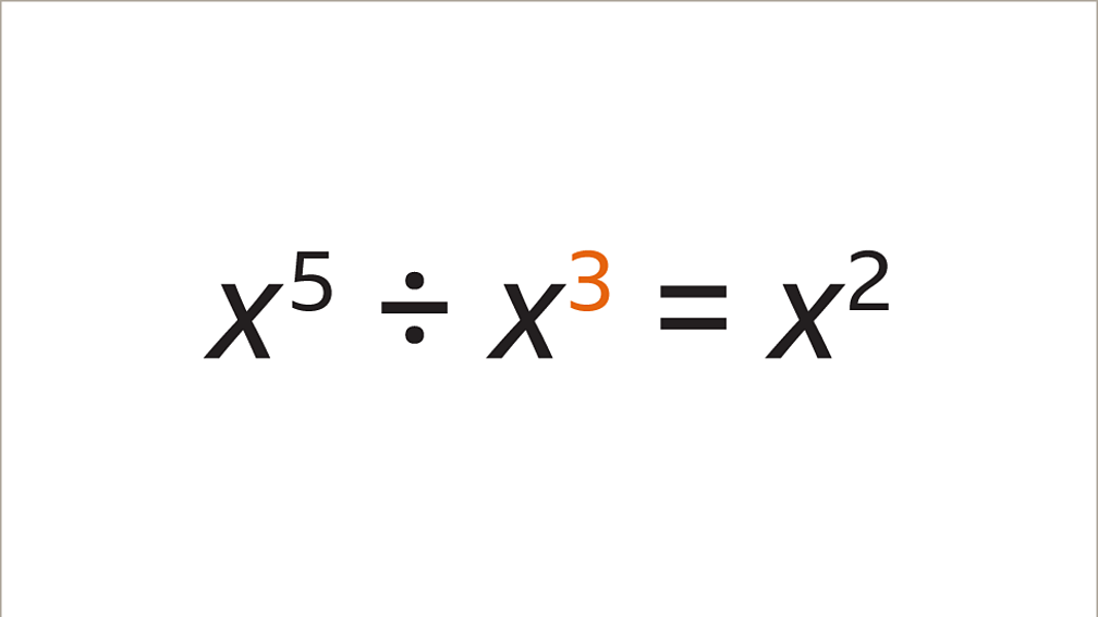 Laws of indices for multiplication and division - BBC Bitesize