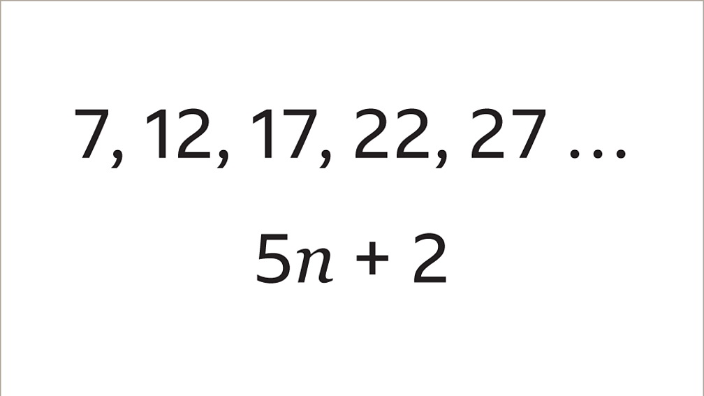 Finding the 𝒏th term of an arithmetic sequence - KS3 Maths - BBC ...