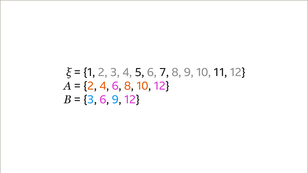 Intersection of two sets - KS3 Maths - BBC Bitesize - BBC Bitesize